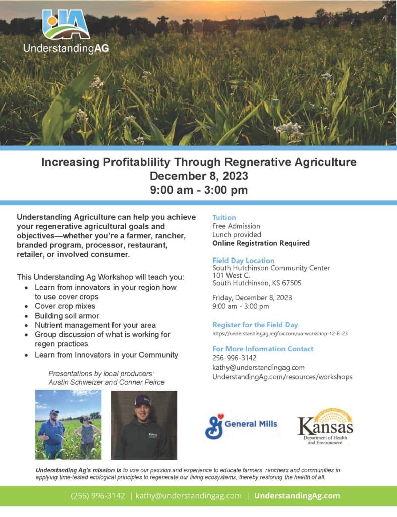 December 8, 2023 Workshop - Understanding Ag